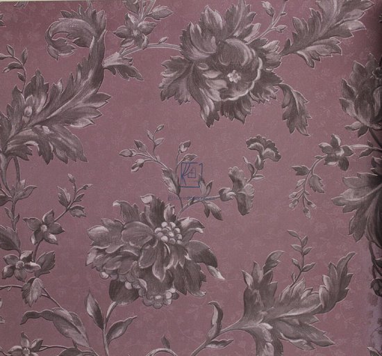 Eijffinger Westminster 320109 violet bloemen glans vinyl | bol