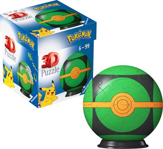 Ravensburger - Puzzle-Ball Pokémon Dusk Ball - 3D Puzzel | bol