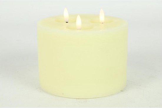 led kaars 3 pits room wit, Led kaars, Room witte kaars, Sfeer ...