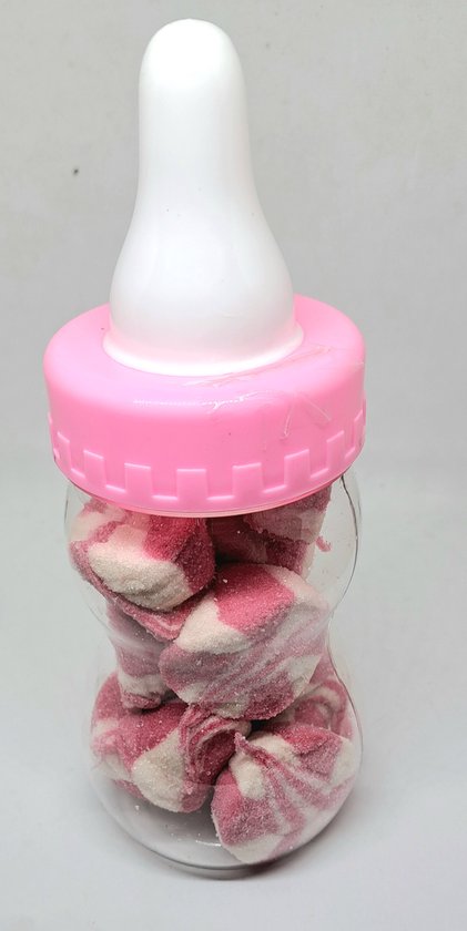 roze - grote - papfles - spaarpot - met - vulling - mixspekken ...