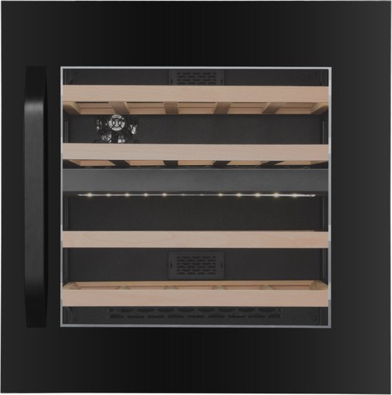 Wine Klima D26-IB60 - Wijnklimaatkast - Inbouw - 2 zones - 26 flessen ...