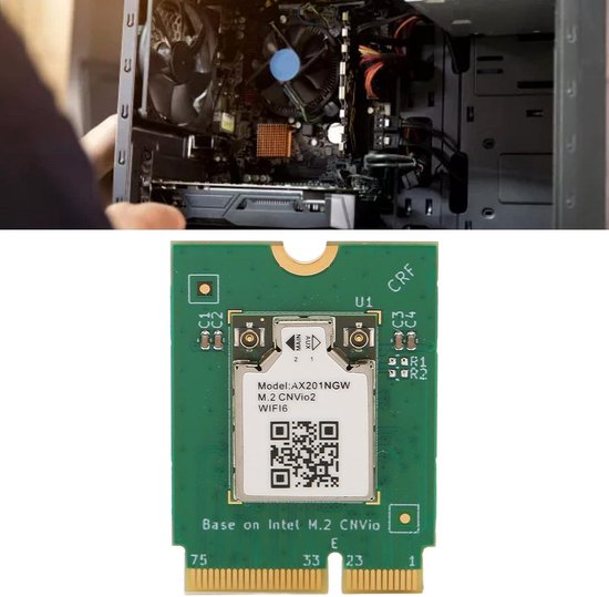 Draadloze module M.2 CNVio2-interface WIFI6 3000Mbps BT 5.0 ...