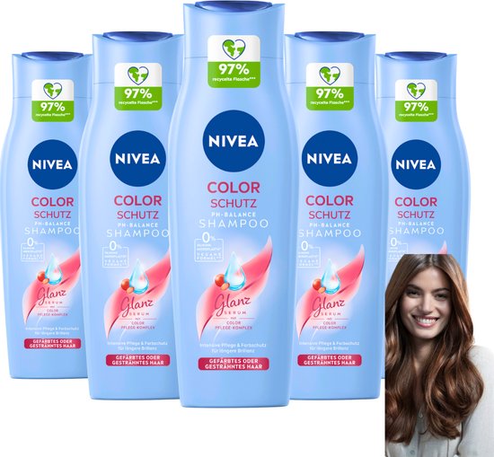 Nivea Color Brilliance Shampoo - Colour Protection - 5 x 250 ml ...