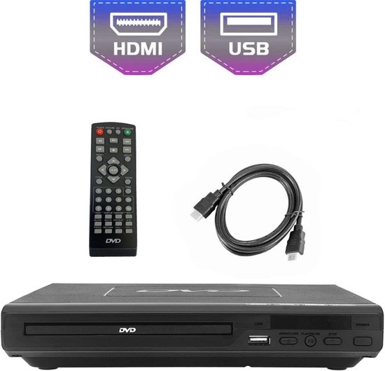 Dvd Speler Met HDMI - Geschikt Voor Divx Ultra, Mpeg1, Mpeg2, Mpeg4 - Full Hd -... | bol