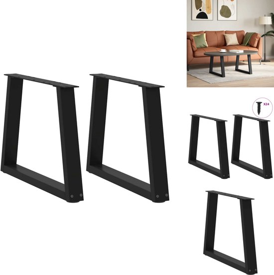 vidaXL Eettafel Poot - Eettafel Poten - Poot Voor Tafel - Metalen ...