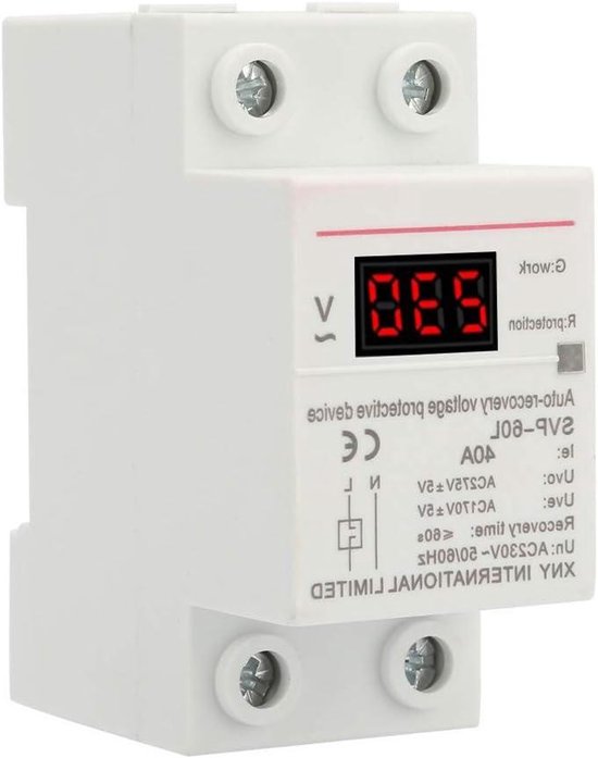 Voltage Recovery - 230V 40A Automatic Surge & Undervoltage Protection ...