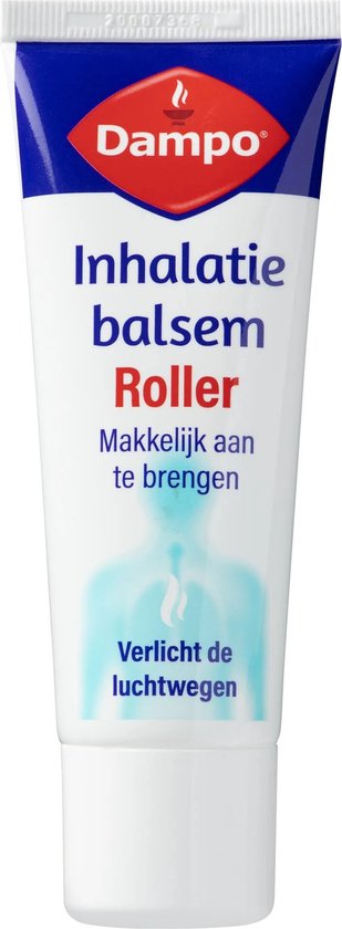 Dampo Inhalatiebalsem Roller - Inhalatiemiddel - Keelverzorging - 75 ml ...