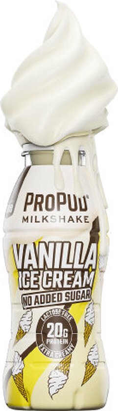 Propud protein milkshake - 8 shakes van 330ml - smaak: Vanilla Ice ...