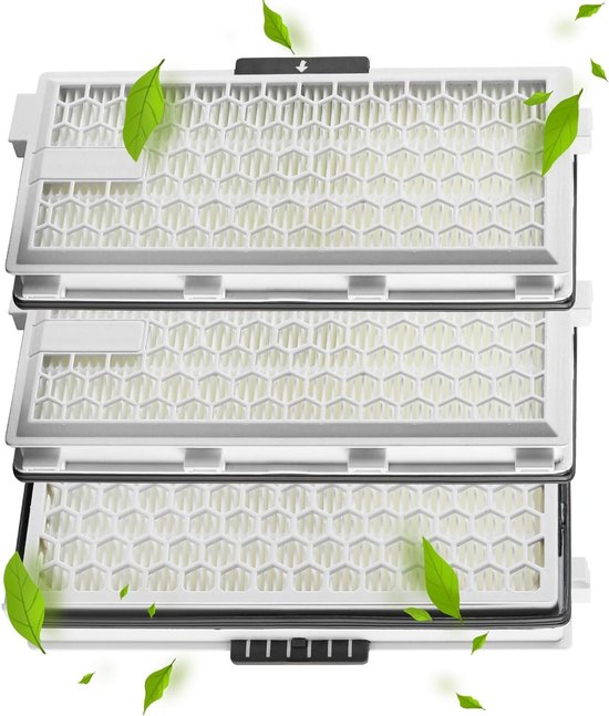 3 HEPA AirClean Plus filters wit, geschikt voor Miele Complete C3 ...