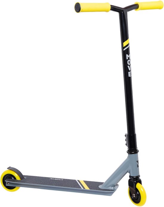 Stuntstep - Move Curve - grijs geel - vanaf 4 jaar | bol