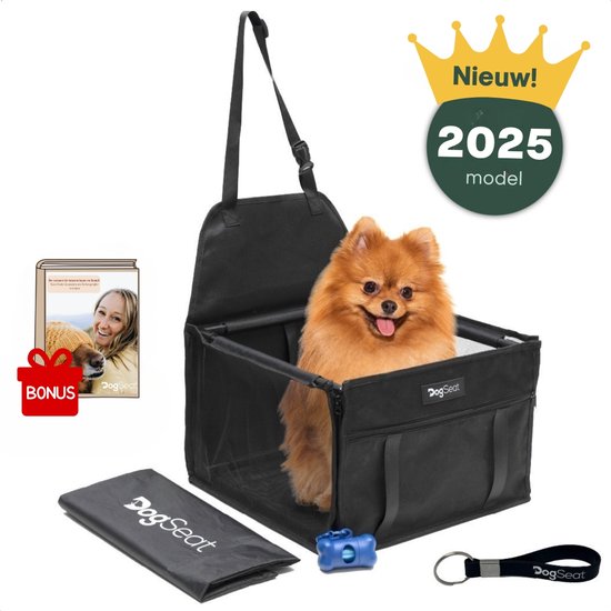 2025 Model - Premium Luxe Autostoel Hond - Opvouwbare Hondenmand Auto ...