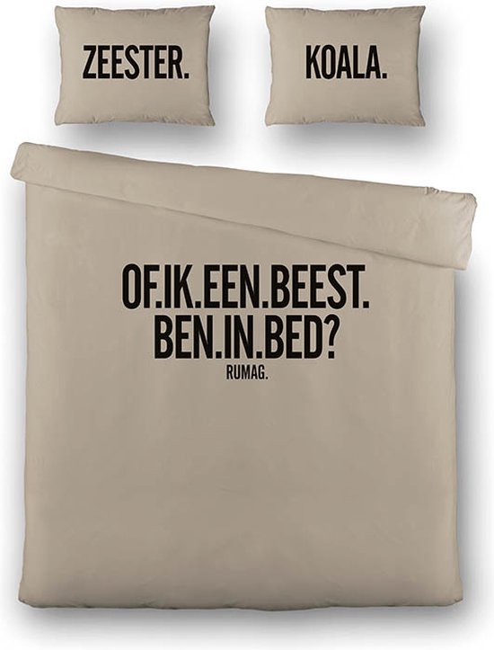 Dekbedovertrek RUMAG - Beest in Bed | bol