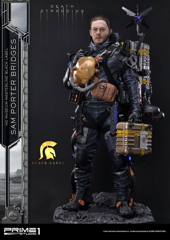 Prime 1 Studio Death Stranding Statue 1/2 Sam Porter Bridges Black ...
