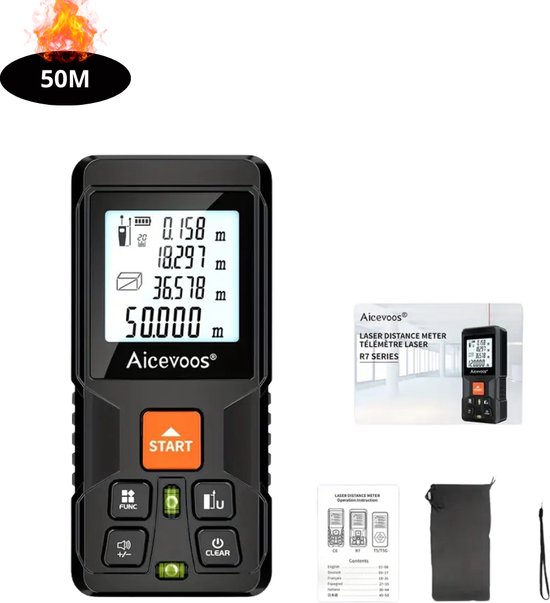 Bovista Laserafstandsmeter - Laser - Afstandsmeter - Afstandmeter ...