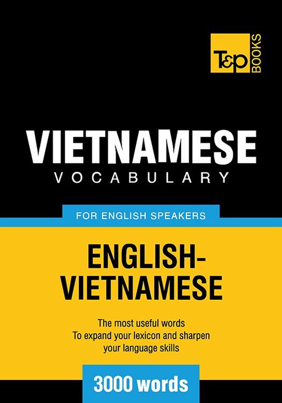 Vietnamese vocabulary for English speakers - 3000 words (ebook), Andrey ...