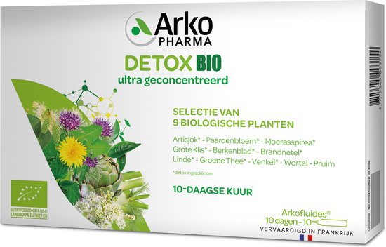 Arkopharma Detox Bio Drinkampullen - 10 dagen kuur - 11 ...