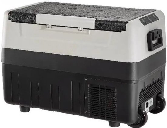 Zwart/Grijs - Koelbox en Vriezer - Auto Koelbox - Friggo - Met Display - 35L - Met Wielen | bol