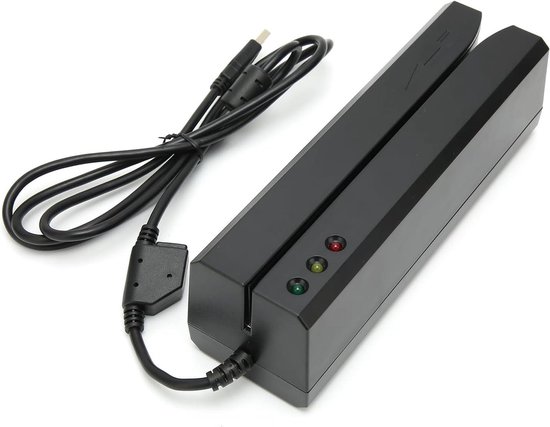 USB Magnetische Creditcardlezer 3 Tracks IS0 AAMVA DIA Kaartlezer met ...