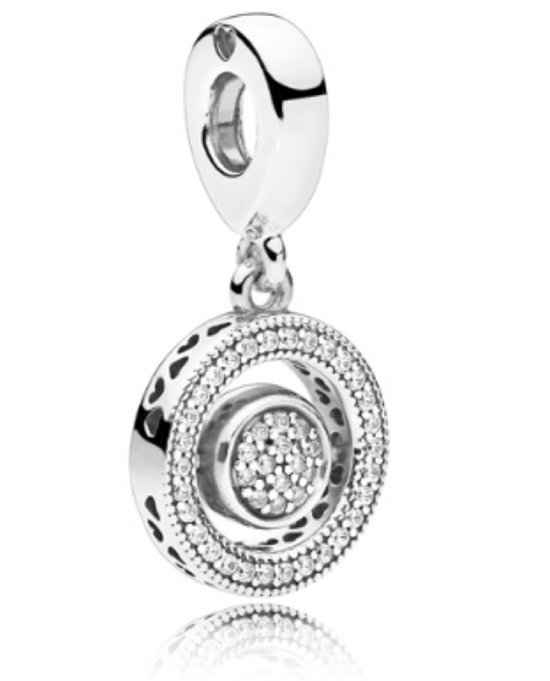 Pandora Hangbedel zilver Spinning Signature 797430CZ | bol