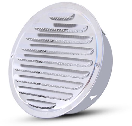 Ventilatierooster - Rond Luchtrooster - roestvrij staal - Ventilatie ...