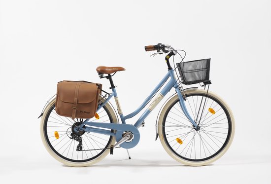 Stadsfiets 28 inch 605 Aluminium Dames blauw | bol