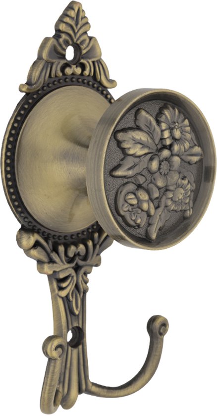 Gordijn dubbele embrasse haak Leeds – 2 stuks – brons | bol