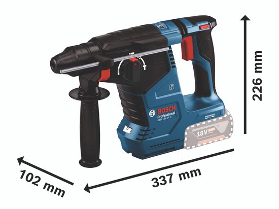 Bosch GBH 18V-24 C Professionele accu boorhamer 18 V 2,4 J Brushless SDS plus + 1x... | bol