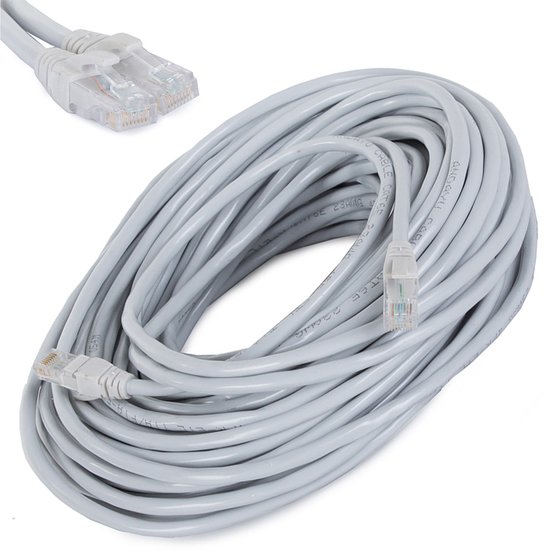 30 meter Lan Cable - Netwerkkabel / Internet kabel / UTP Kabel / CAT6 | bol