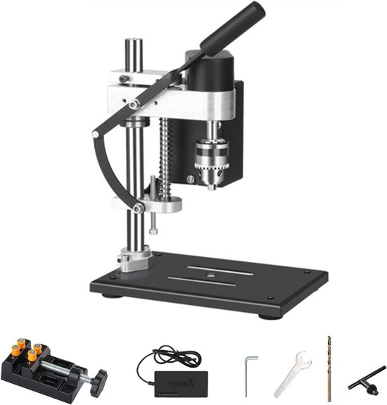 Mini Floor Drill 775 Small Bench Drill 200 W 7 Levels Adjustable/Drill ...