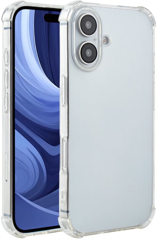 Apple iPhone 16 - Hoesje transparant - Schokbestendig | bol