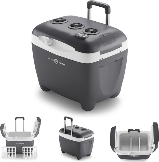 PEME Vital Elektrische Koelbox, 50 liter, 12V, 220/230 Volt AC/DC ...