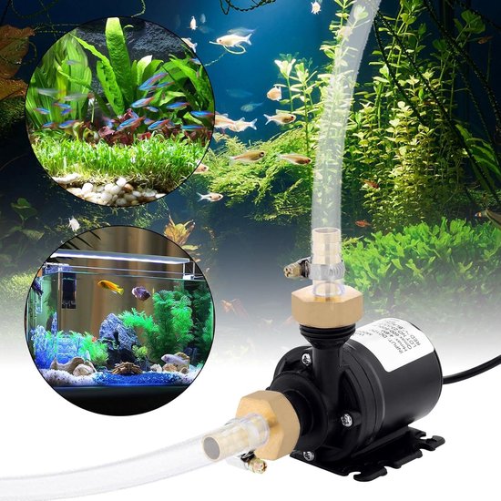 12V Mini-waterpomp borstelloze dompelwaterpomp voor vijver aquarium ...