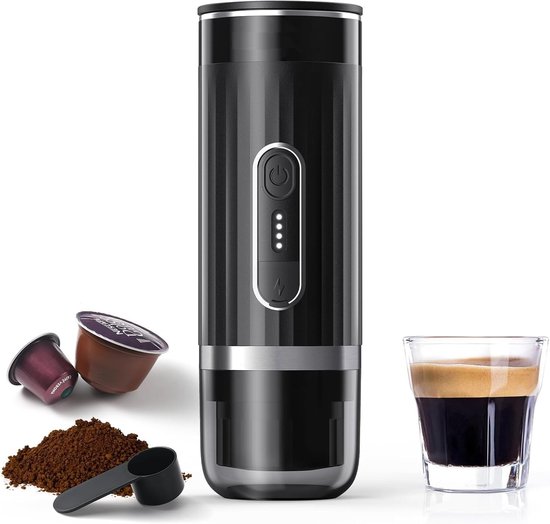 Draagbare Elektrische Espresso Maker - Mini Koffiemachine voor Koffiecapsules en... | bol