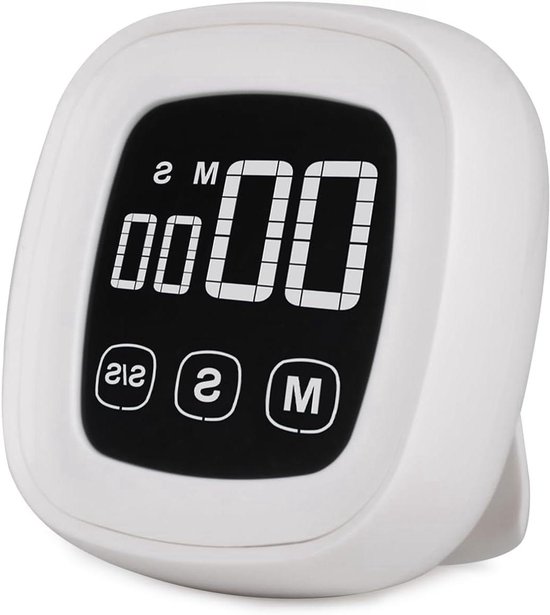 Digitale Keukentimer met Groot LCD Touchscreen - Geschikt voor Koken en Fitness | bol