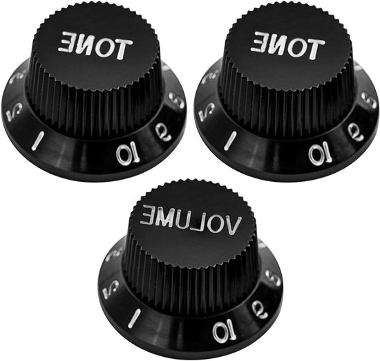 Guitar Knob Caps for Squier/Strat with Tone and Volume Control Potentiometer Caps... | bol