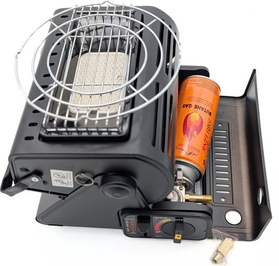 SMH LINE® Gaskachel - Draagbare - 2 in1 - Camping gaskachel - Kacheltje ...