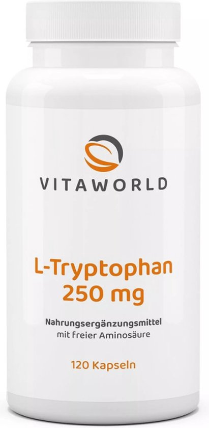 Vitaworld L-tryptofaan 250mg 120 capsules | bol
