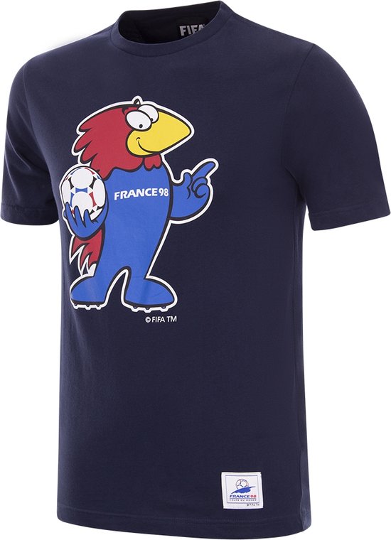 COPA - France 1998 Coupe du Monde Footix Mascot T-Shirt - Hommes - Bleu ...