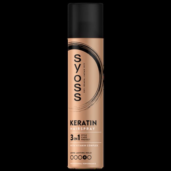 Syoss Keratin Haarspray - 300 ml | bol