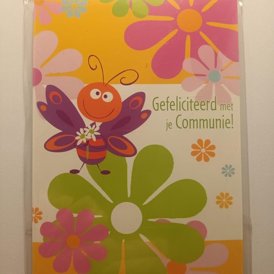 40 Communie Wenskaarten - Kaart Wens Kaart Communie Plechtig Kerk ...