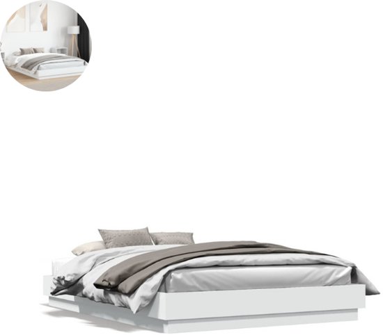 Vloerbed – Laag Bedframe – Minimalistisch Design – Stevig en ...