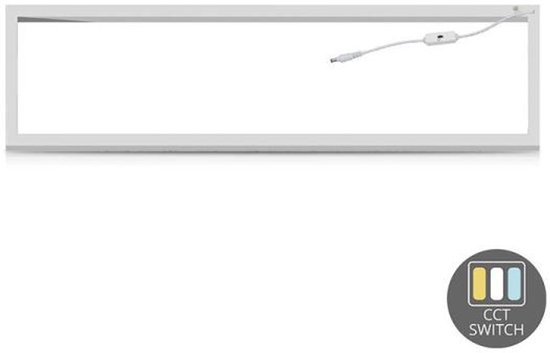 Led paneel 120x30 cm 32 W cct switch | bol