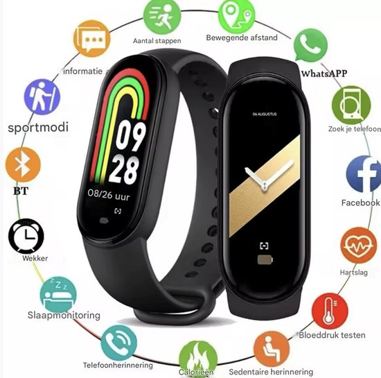 Fit Track Pro - Fit- Stappenteller Horloge - Activity Tracker ...