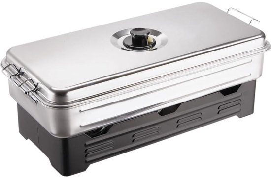 Rookoven - Cormoran - Supersmoker XL - 50x26x12cm - 3 branders - Tafel ...