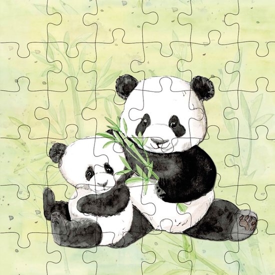 Puzzel wenskaart - Animal Friends - Wenskaart met Puzzel - JPC010 ...