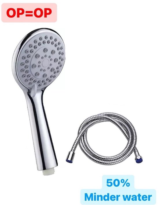 Universal Life® | DOUCHEKOP MET SLANG | Waterbesparend | Universeel | 5 luxe... | bol