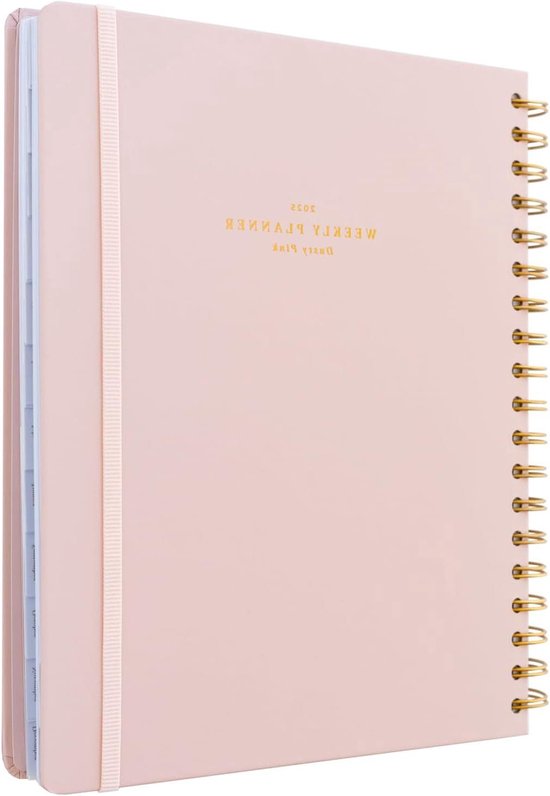 Agenda 2024 2025 Dusty Pink - Weekagenda 17 Maanden - Weekplanner 24 25 ...