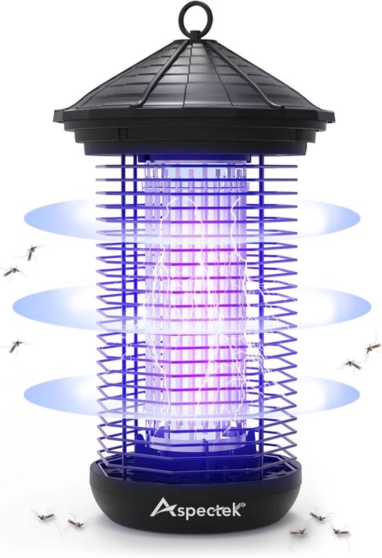 Elektrische Insectenval met UV-Licht - 20W Muizen- en Vliegenverdelger ...