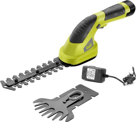 Draadloze 2-in-1 Grasmachine en Heggenschaar met Oplaadbare Accu 7,2 V ...