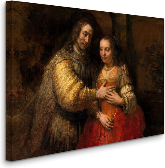 Rembrandt van Rijn - The Jewish Bride - De joodse bruid (1665) - 2:3 | bol